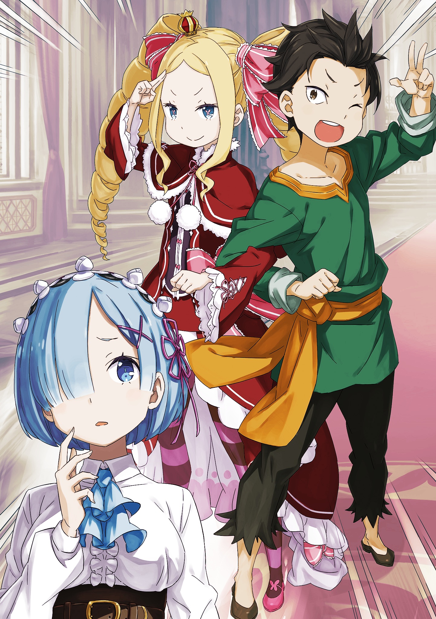ootsuka shinichirou re zero kara hajimeru isekai seikatsu beatrice (re zero) natsuki subaru rem ...